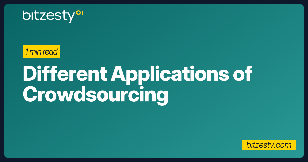 Different Applications of Crowdsourcing | Software Development Company ...