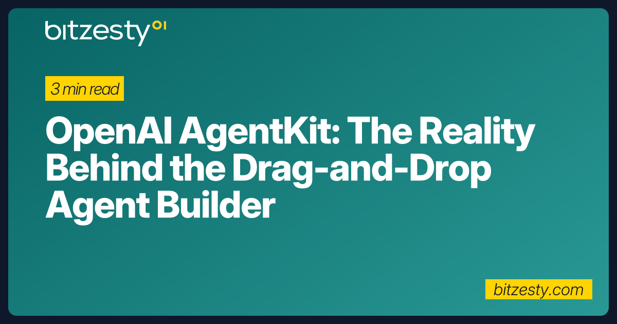 OpenAI AgentKit: The Reality Behind the Drag-and-Drop Agent Builder | Software Development ...