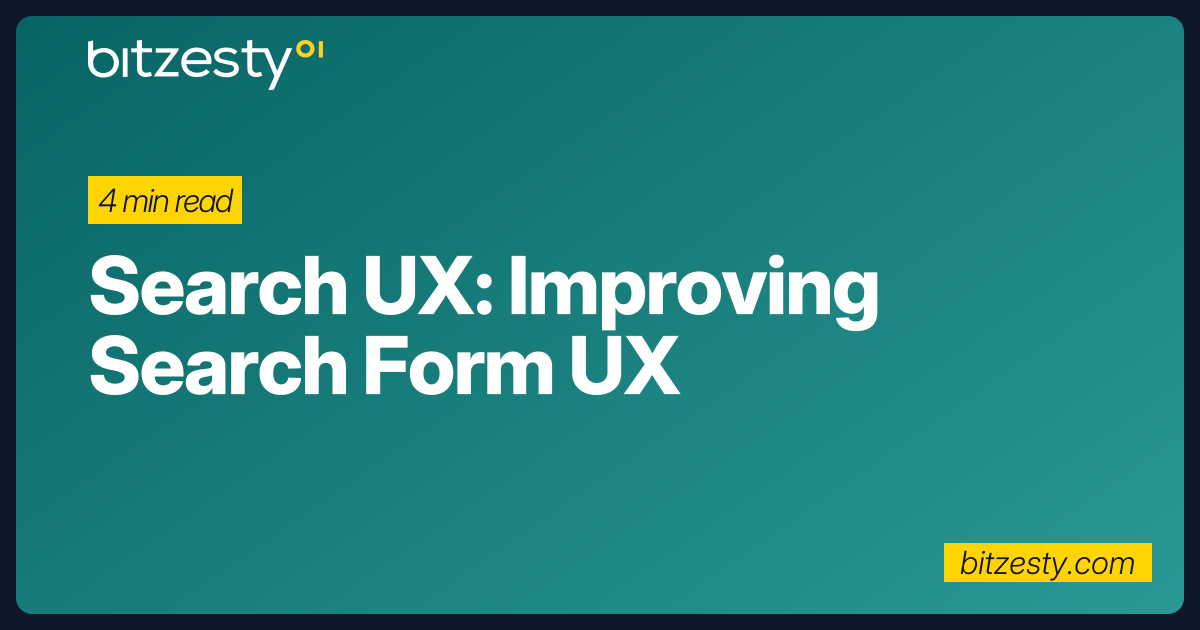 Search UX: Improving Search Form UX | Software Development Company ...