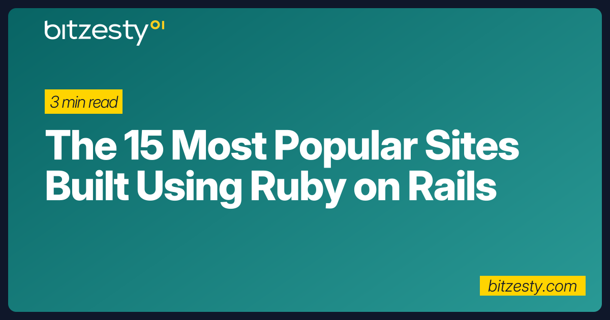 The 15 Most Popular Sites Built Using Ruby on Rails | Software ...